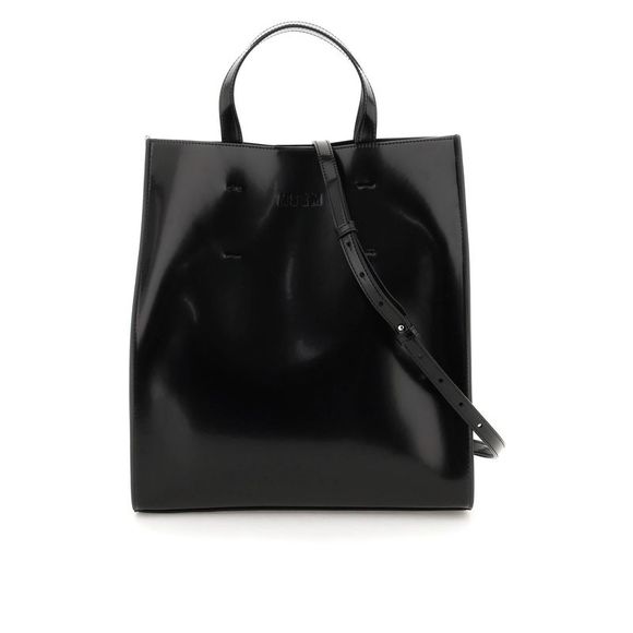 MSGM | Bags | Msgm Polished Faux Leather Tote Bag | Poshmark